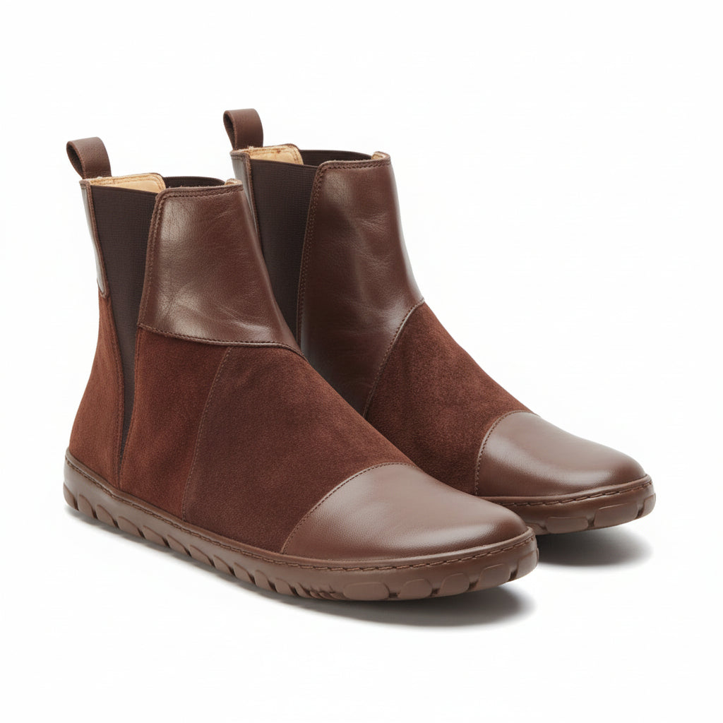 Discover timeless elegance: barefoot boots in brown! – ZAQQ