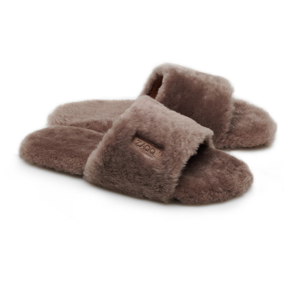 Discover the comfort: plush barefoot slippers in beige! – ZAQQ Barfußschuhe